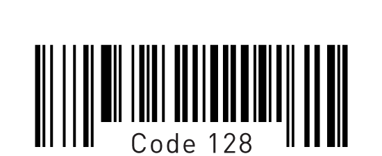 Kod kreskowy Code 128, Code128A, Code128B, Code128C